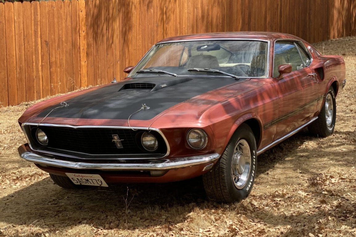 Indian Fire Red 1969 Ford Mustang