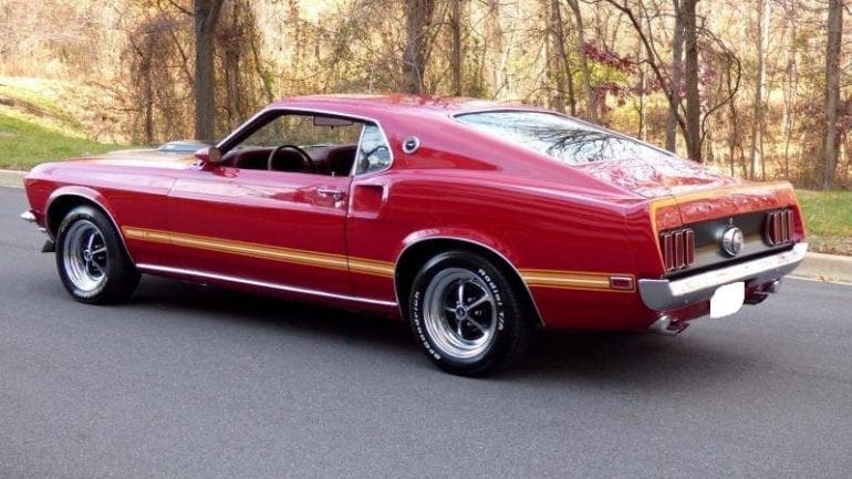 Royal Maroon 1969 Ford Mustang