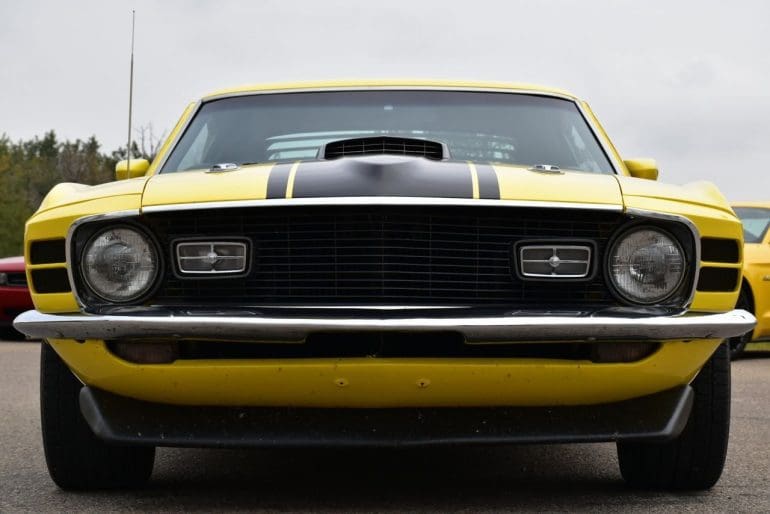 Competition Yellow 1970 Ford Mustang