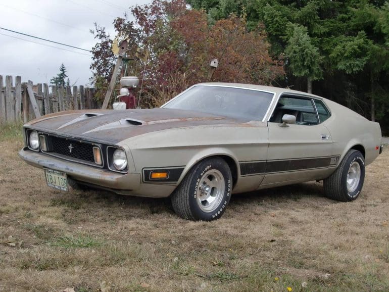 Light Pewter 1973 Ford Mustang