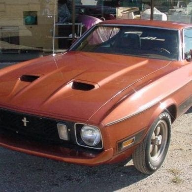 Medium Copper 1973 Ford Mustang