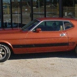 Medium Copper 1973 Ford Mustang