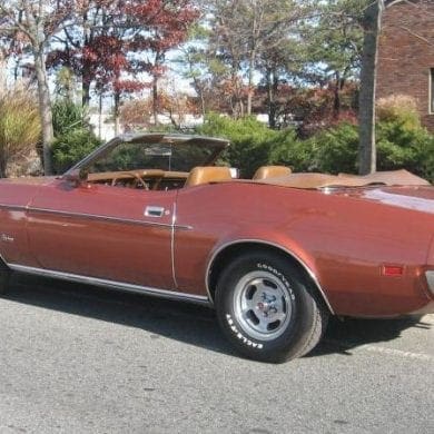 Medium Copper 1973 Ford Mustang