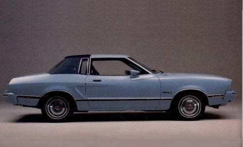 Light Blue 1974 Ford Mustang