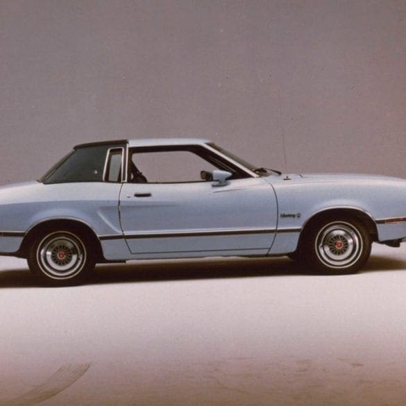 Light Blue 1974 Ford Mustang
