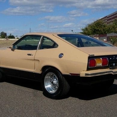 Tan 1977 Ford Mustang