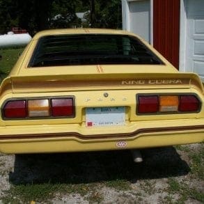 Bright Yellow 1978 Ford Mustang