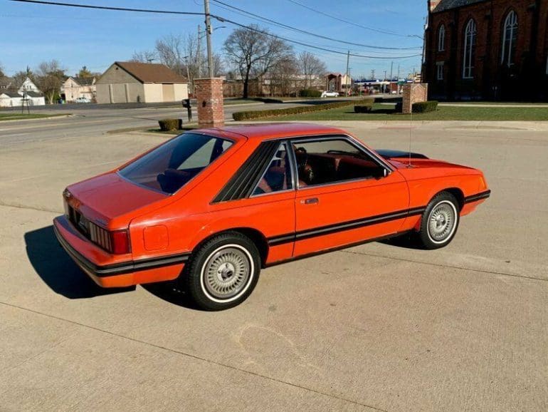 Bright Red 1980 Ford Mustang