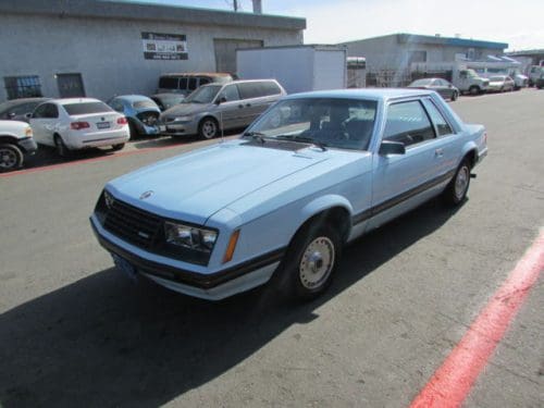 Medium Blue Glow 1981 Ford Mustang