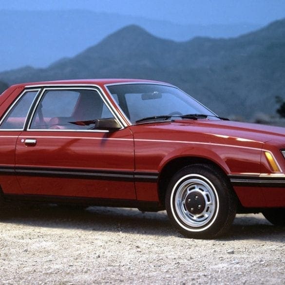 Bright Red 1980 Ford Mustang