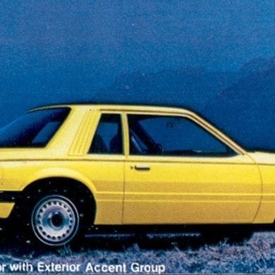 Bright Yellow 1980 Ford Mustang