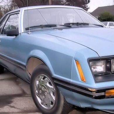 Light Medium Blue 1980 Ford Mustang