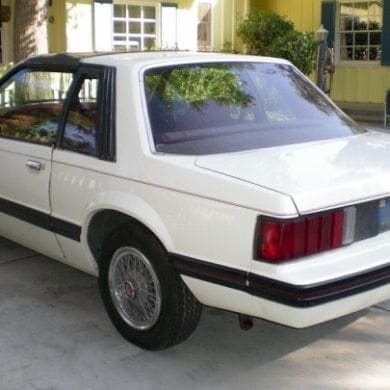 Polar White 1981 Ford Mustang