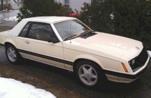 Polar White 1981 Ford Mustang
