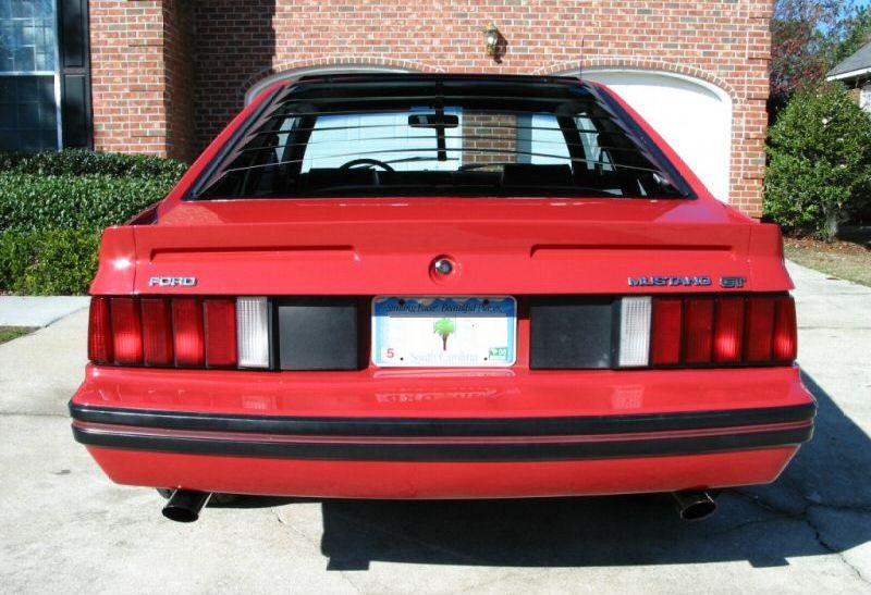 Bright Red 1982 Ford Mustang