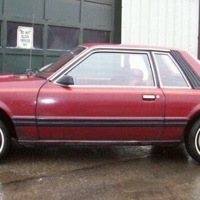 Medium Red 1981 Ford Mustang