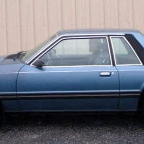 Medium Blue Glow 1981 Ford Mustang