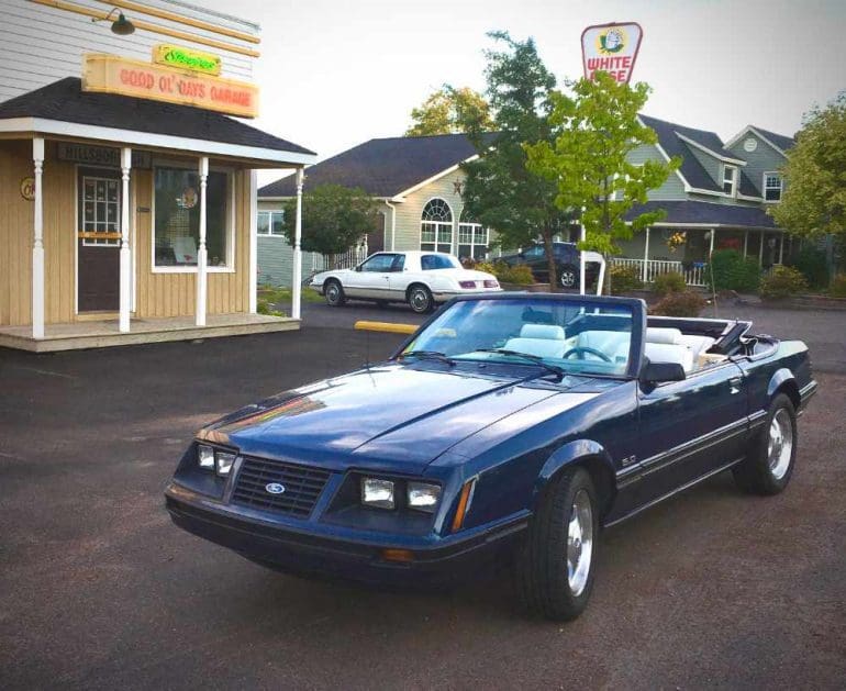 Midnight Blue 1983 Ford Mustang