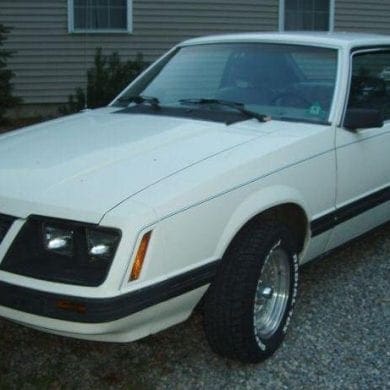 Polar White 1981 Ford Mustang