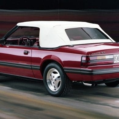 Medium Red 1983 Ford Mustang