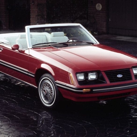 Medium Red 1983 Ford Mustang