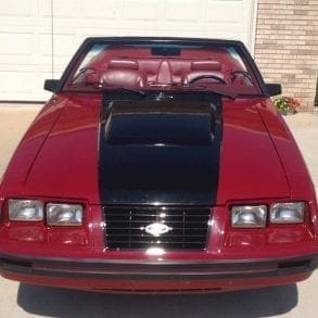 Medium Red 1983 Ford Mustang