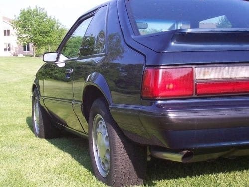 Dark Shadow Blue 1988 Ford Mustang