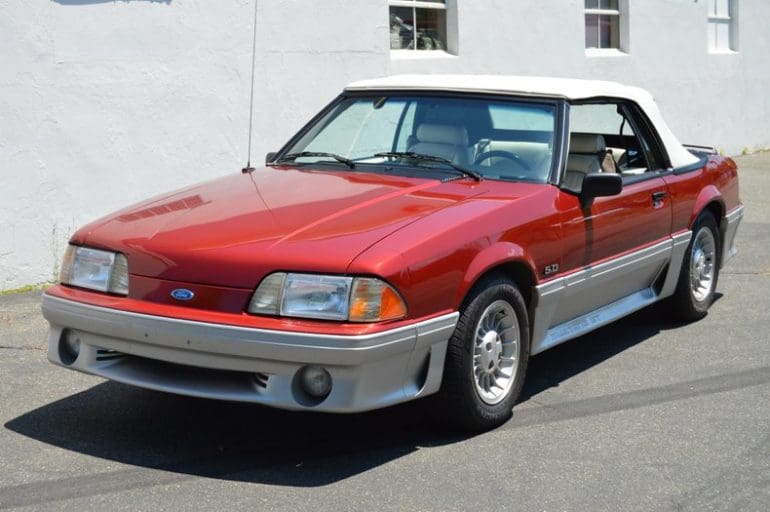 Wild Strawberry 1990 Ford Mustang