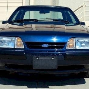 Twilight Blue 1990 Ford Mustang