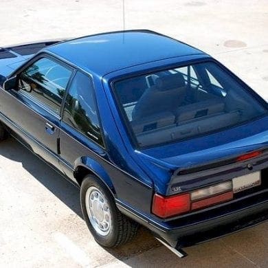 Twilight Blue 1990 Ford Mustang