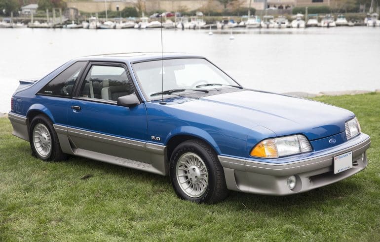 Medium Blue 1980 Ford Mustang
