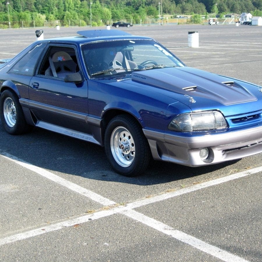 Ultra Blue 1992 Ford Mustang