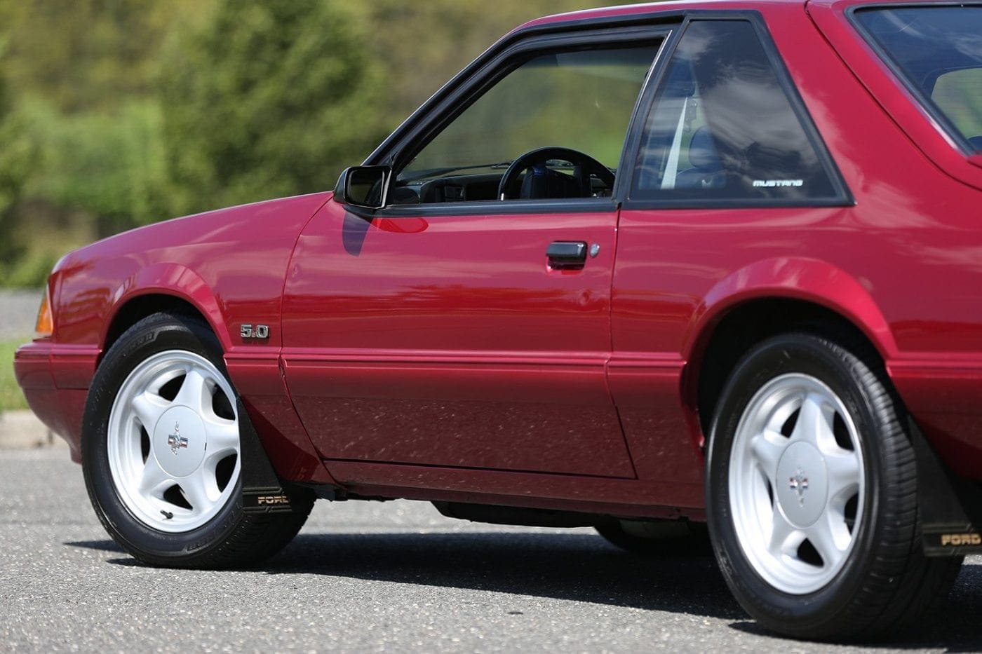 Electric Red 1993 Ford Mustang