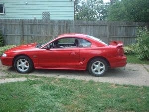 1995 Mustang Color Information