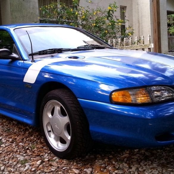 Bright Atlantic Blue 1998 Ford Mustang