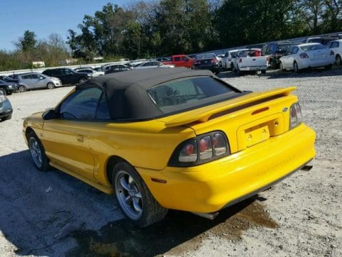 Canary Yellow 1994 Ford Mustang