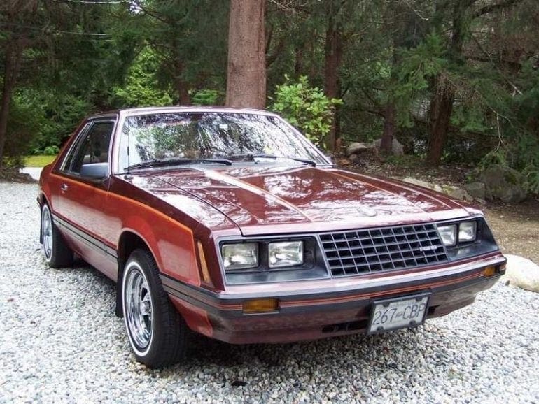 Medium Pewter 1981 Ford Mustang