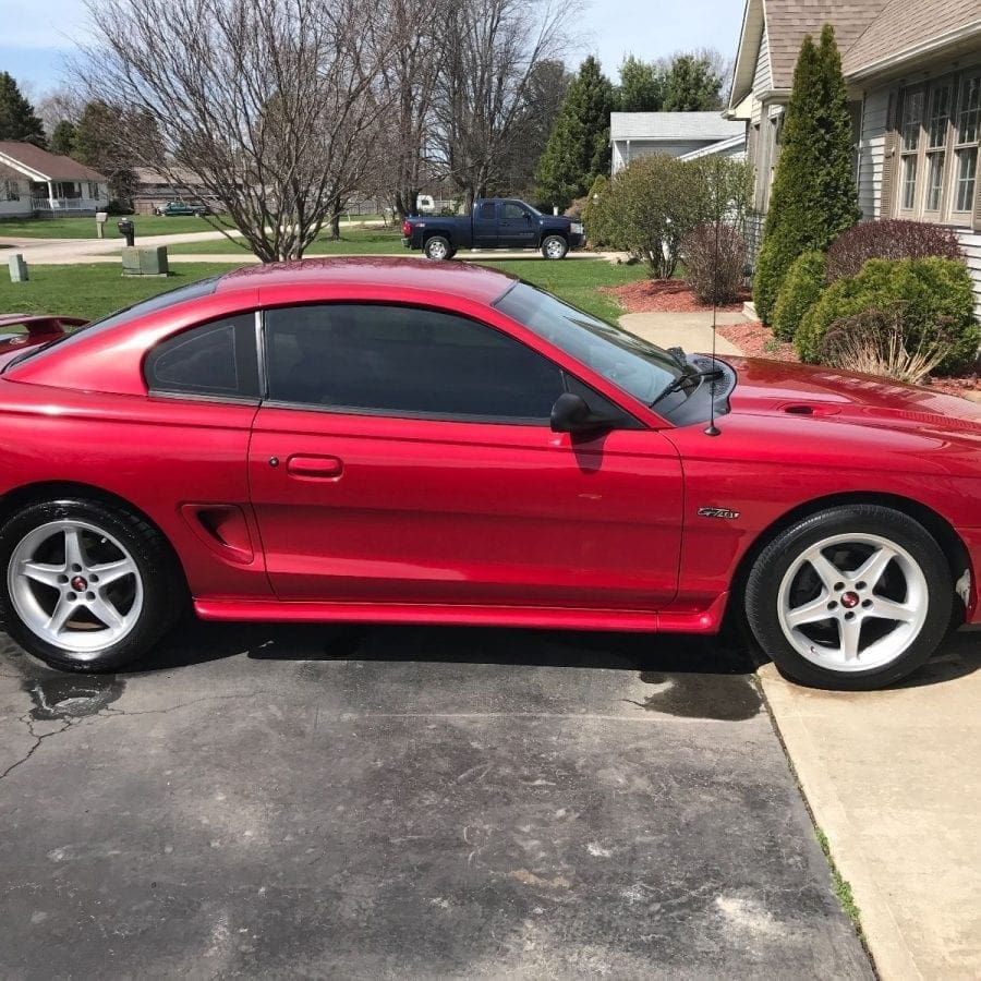 Laser Red 1997 Ford Mustang