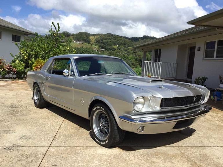 Silver Smoke Gray 1965 Ford Mustang