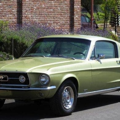 Olive Green 1968 Ford Mustang