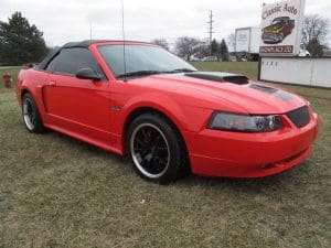 Performance Red 2001 Ford Mustang