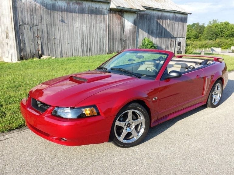 Laser Red 2002 Ford Mustang