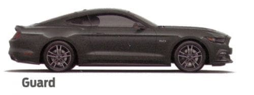 2015 Mustang Color Information