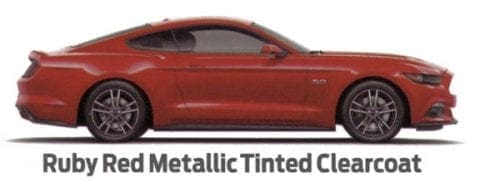 2015 Mustang Color Information