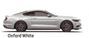 2016 Mustang Color Information
