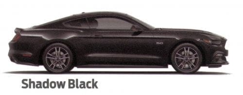 2016 Mustang Color Information