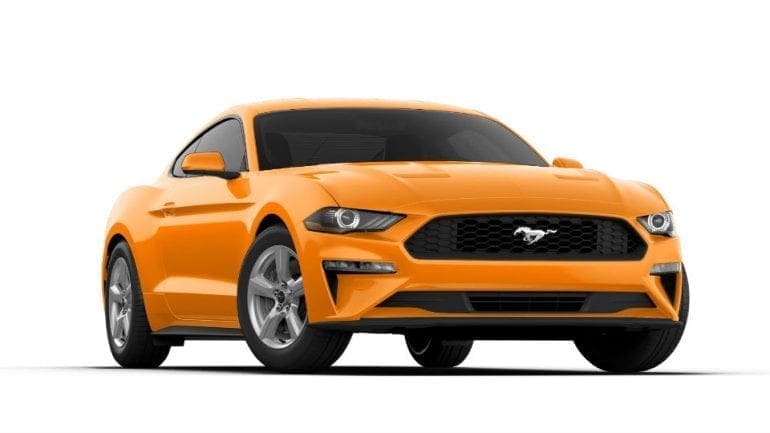 2018 Mustang Color Information