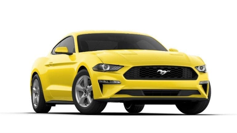 2018 Mustang Color Information