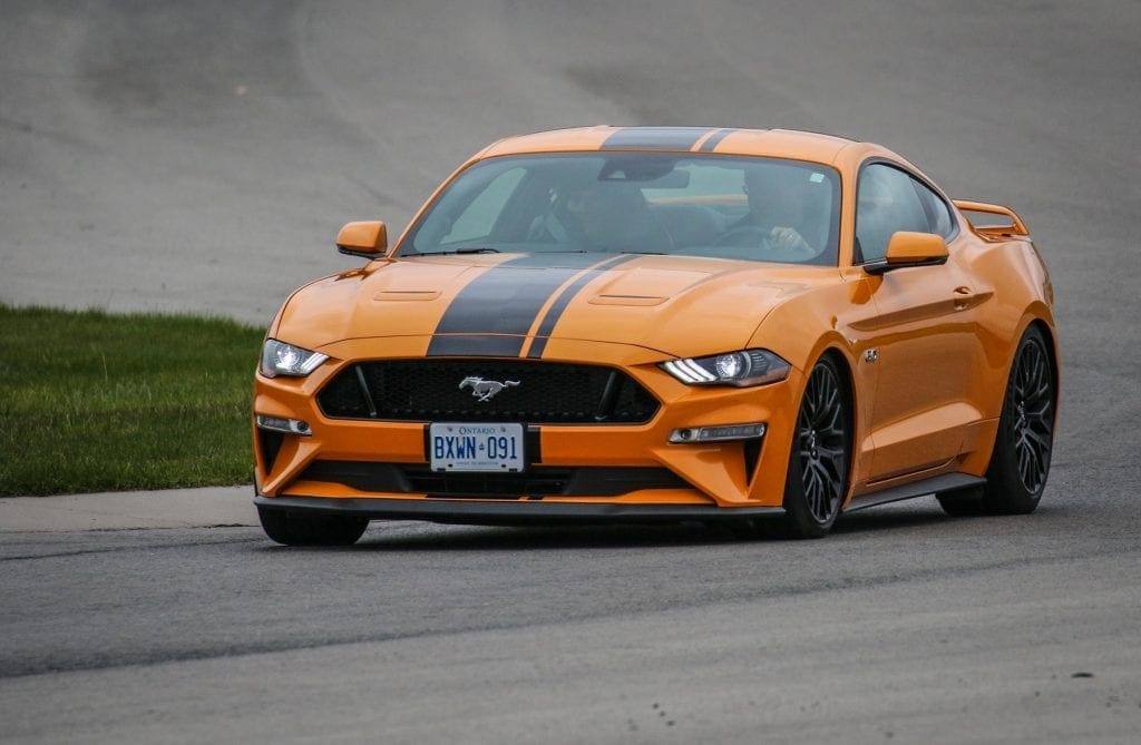 Orange Fury 2019 Ford Mustang