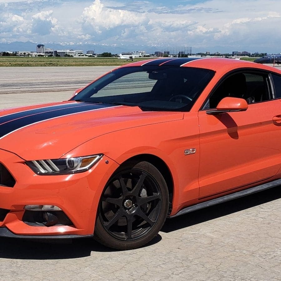 Competition Orange 2016 Ford Mustang